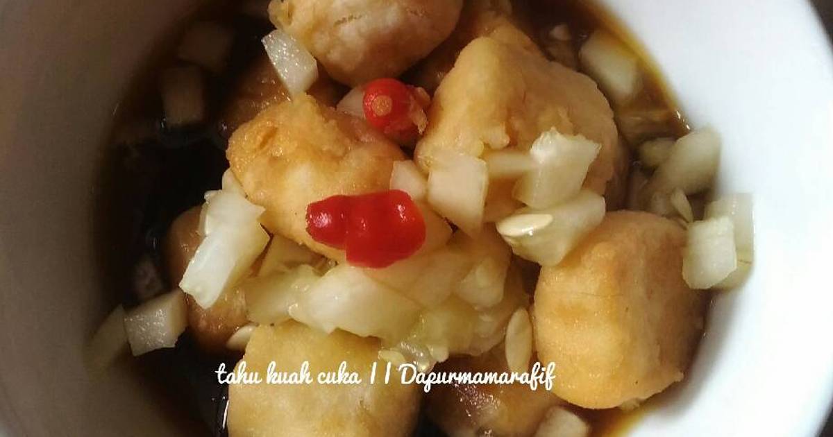 179 resep tahu kuah cuka enak dan mudah - Cookpad