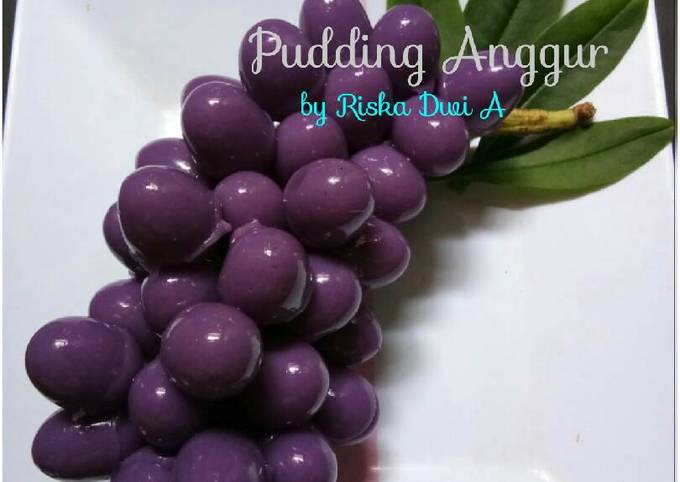 Resep Puding Anggur oleh Riska Dwi A - Cookpad