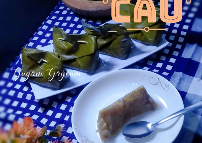 Resep Ciu (Aci Cau) / Papais Cau / Kue Pisang / Rangsing / Leupeut Cau / Lepat Pisang oleh Guyam ...