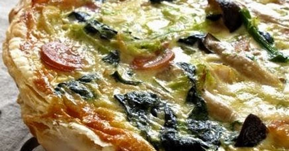Spring Quiche With Spring Cabbage & Fresh Onions Recipe by cookpad.japan