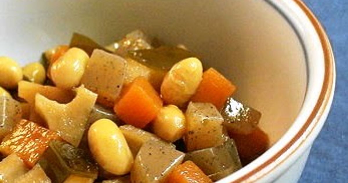 Simmered Soybeans Recipe By Cookpad.Japan