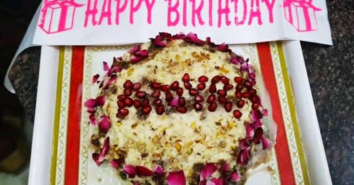 Rabri Rose flavour cake Recipe by Shivangi Jain - Cookpad
