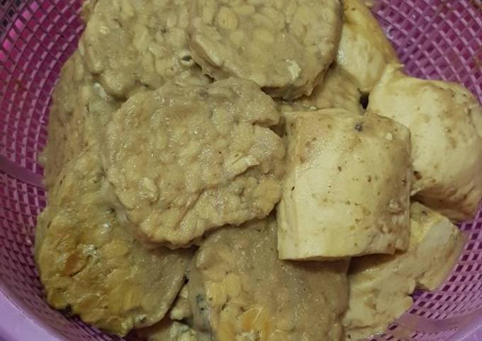 Resep Tahu Tempe Bumbu Kuning oleh haryati - Cookpad