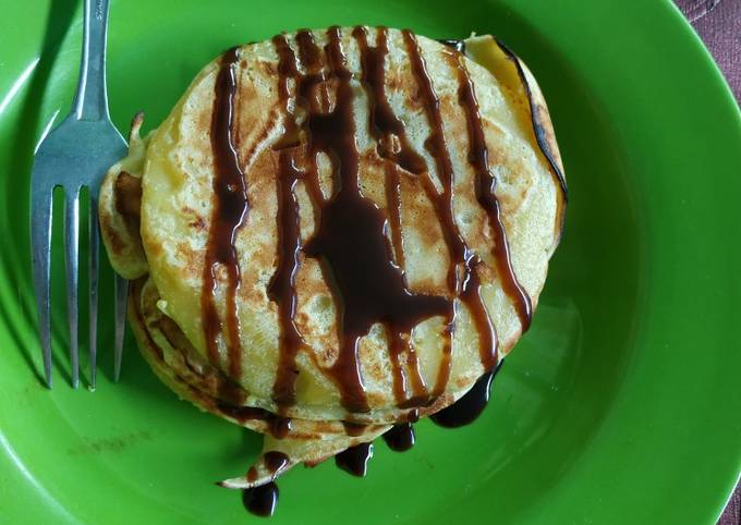 Resep Pancake Susu Coklat oleh Fitria Rachmaningrum - Cookpad