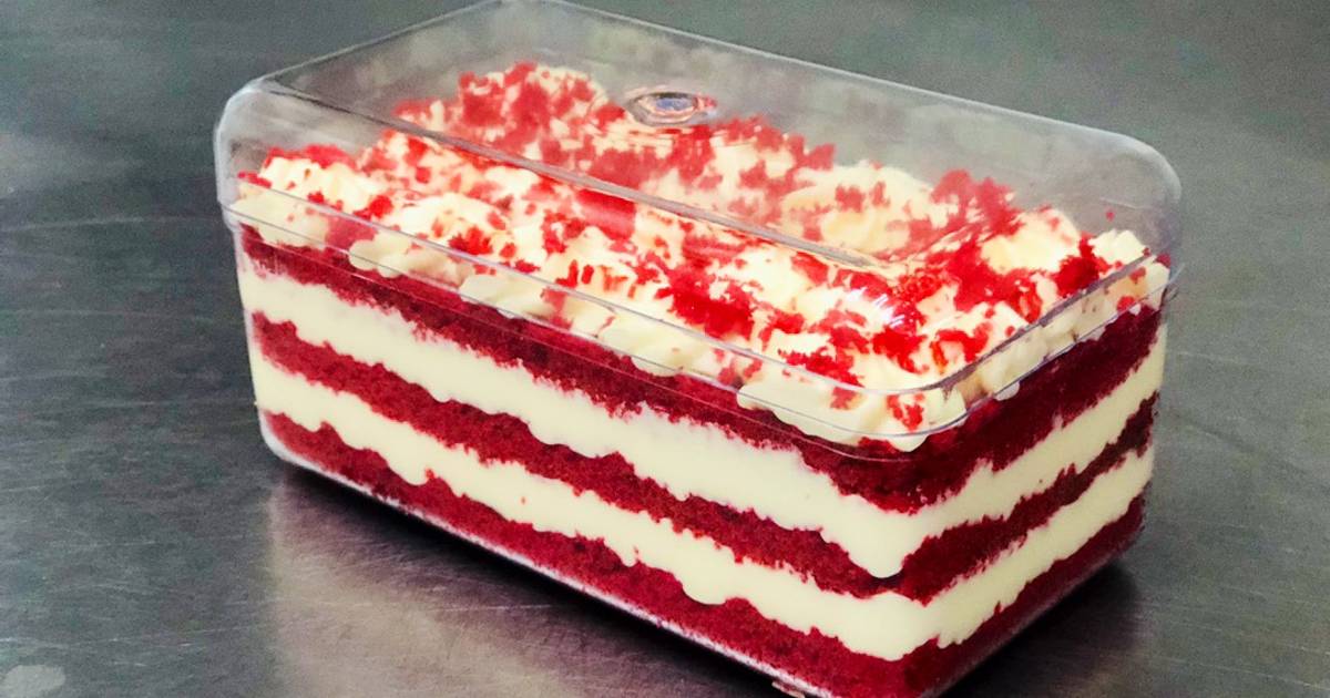 Resep Red velvet dessert box oleh Mardiana - Cookpad