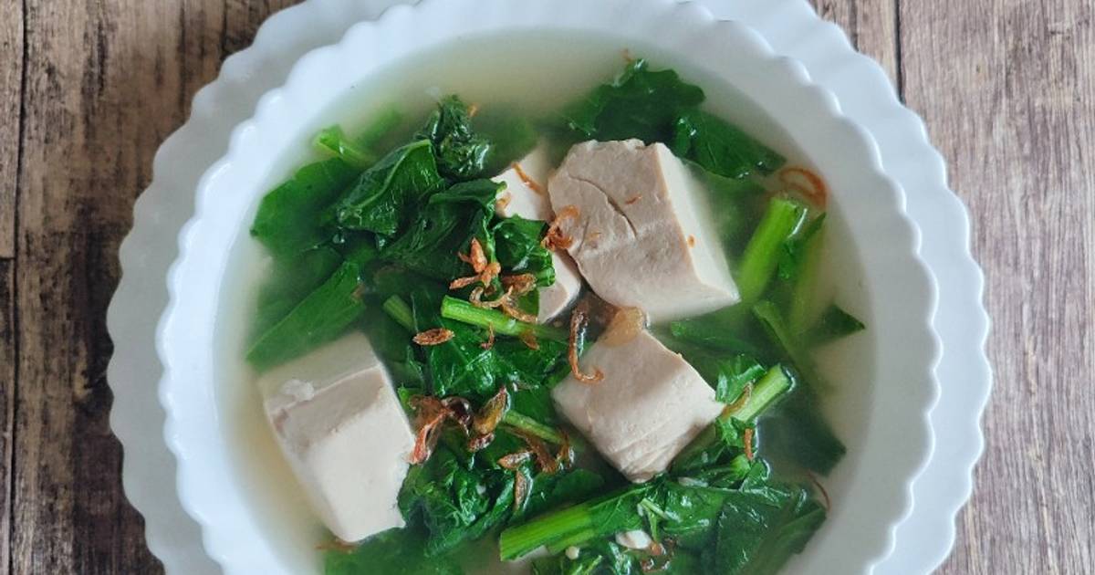 Resep Sup sawi tahu sehat oleh AzizahPrantoro - Cookpad