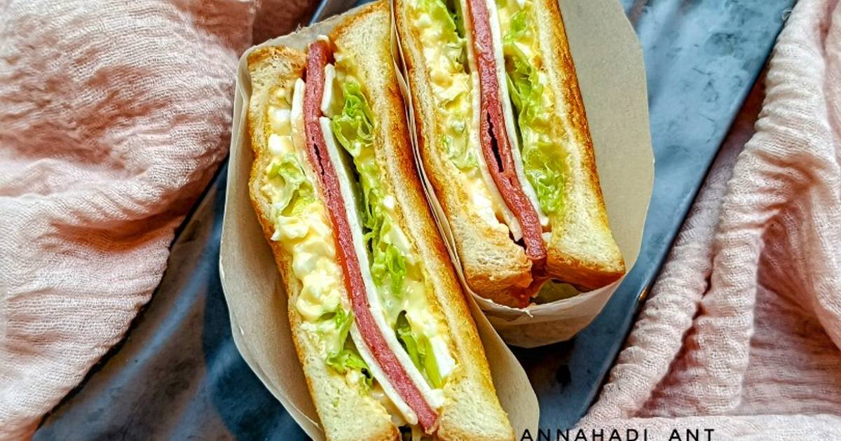3.347 resep sandwich telur enak dan mudah - Cookpad