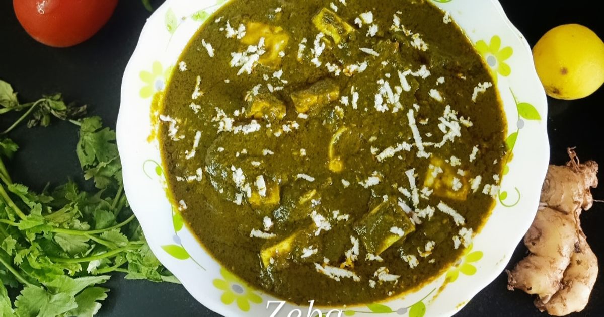 Palak Paneer Recipe By Zeba Munavvar