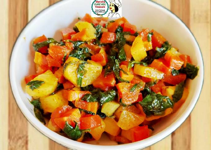 Methi Mooli Gajar Sabzi Recipe by Manisha Sampat - Cookpad