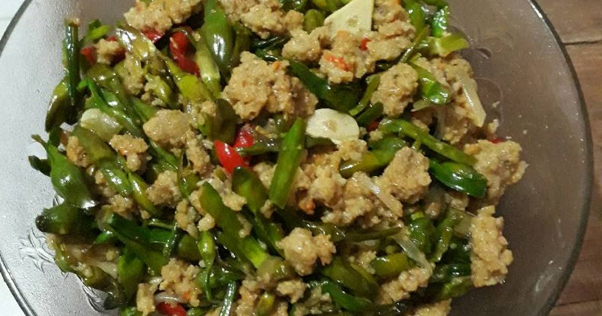 Resep tumis bunga genjer oncom rumahan enak dan mudah - Cookpad