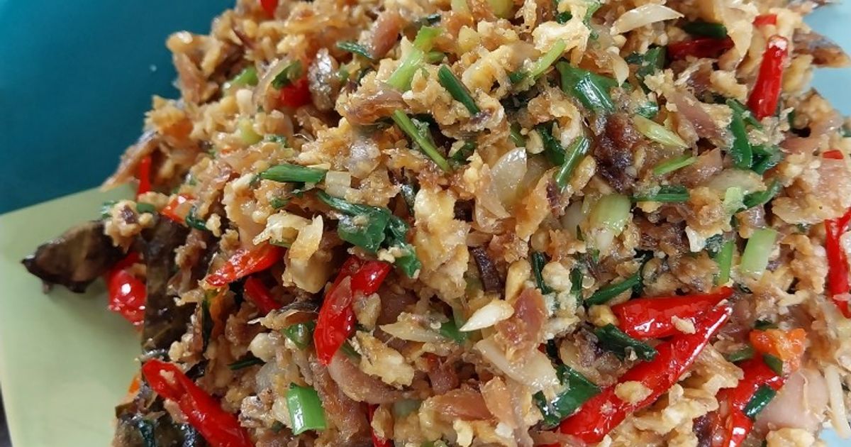 Resep Orak Arik Ikan Asin Peda Dan Telur Recook Resep Ci Tintin Rayner ...