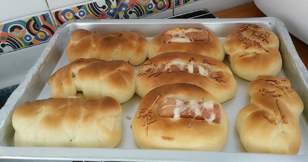 Resep Roti Sosis Hehe oleh Lin - Cookpad