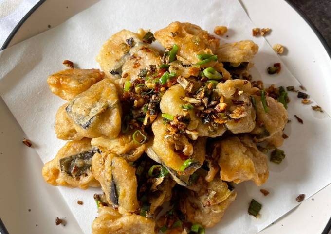 Resep Terong Crispy Cabe Garam ala Chinese Resto, Kriuknya Tahan Lama ...