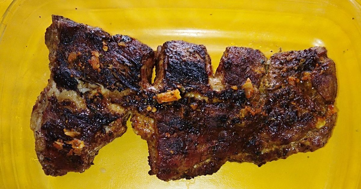 Costillar De Cerdo Marinado En Merkén Asado A La Parrilla Receta de ...