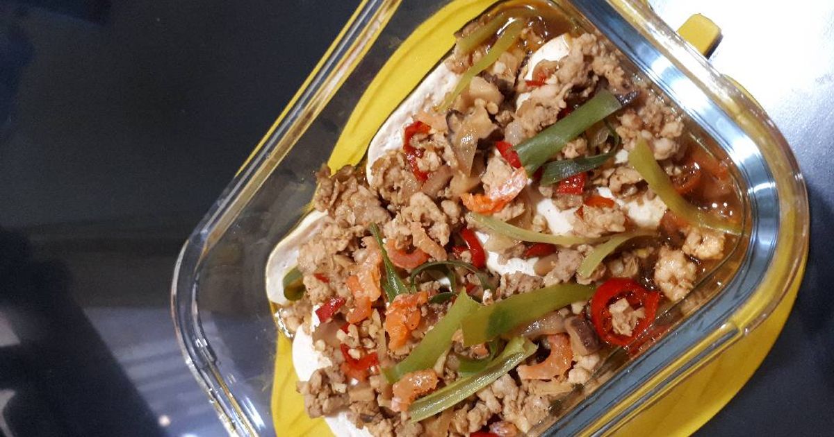 Resep Tahu Kukus Daging Cincang oleh Ike Tan - Cookpad