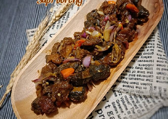 Resep Sate Daging Sapi Goreng oleh Teh Yanithea - Cookpad