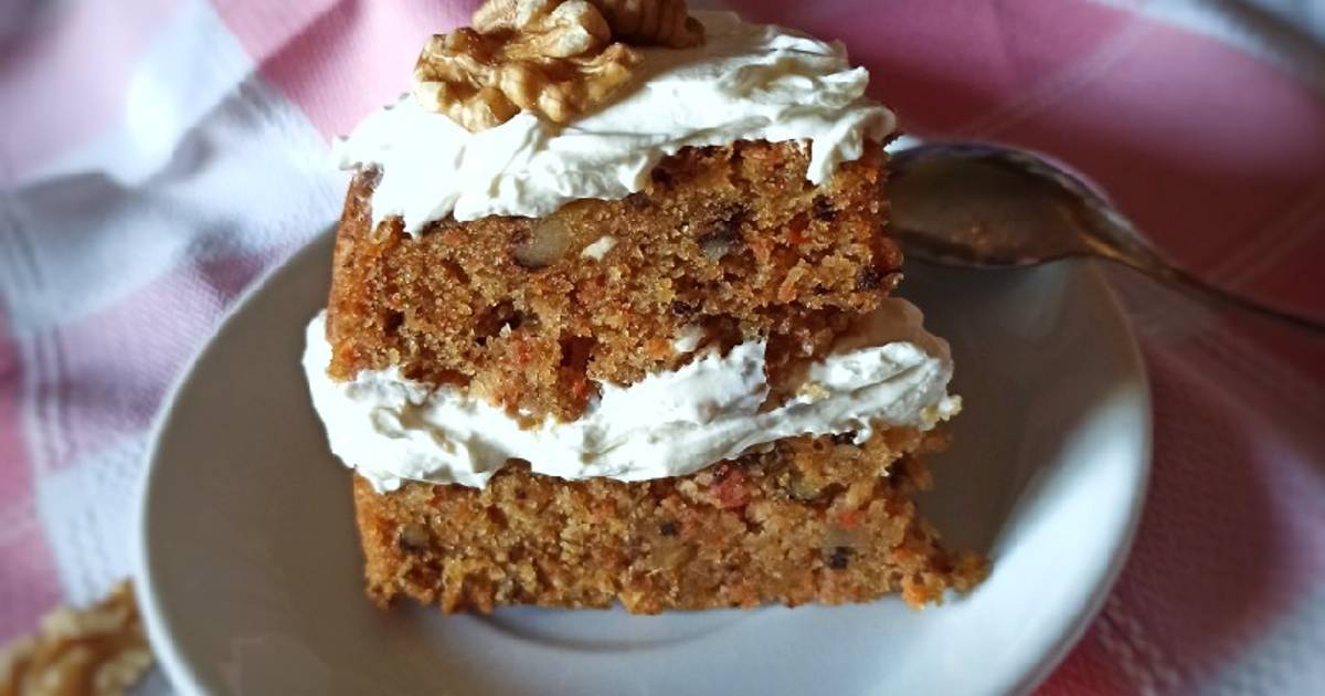 Carrot cake sin gluten Receta de Sofia Perez- Cookpad
