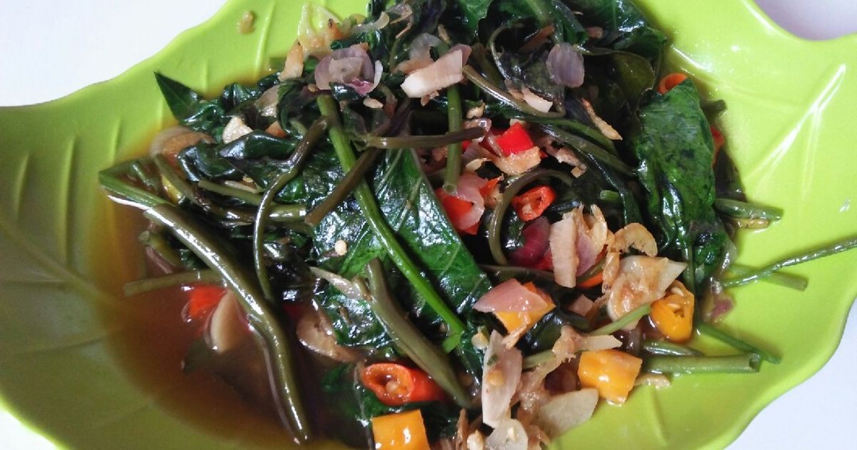 Resep 32. Kangkung Tumis Terasi oleh pretty.khoirunnisa - Cookpad