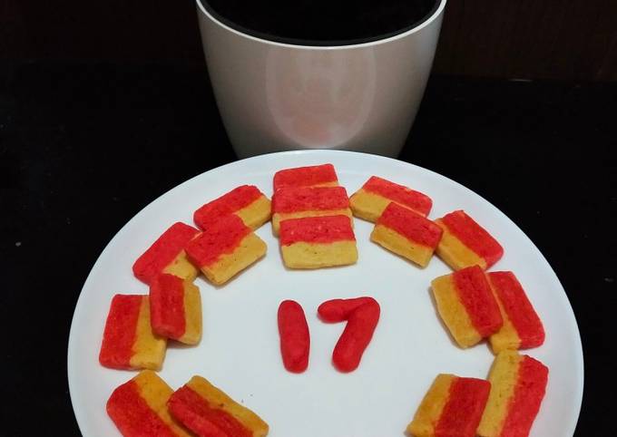 Resep Cookies Strawberry Merah Putih oleh Shanty Yuniar - Cookpad