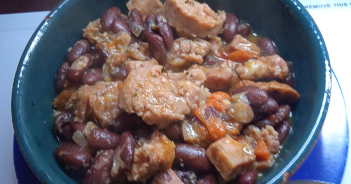 Guiso de porotos y carne - 536 recetas caseras- Cookpad