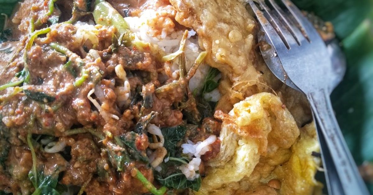 Resep Nasi Pecel Kembang Turi oleh Mutabikh Uwmi (مطبخ اومي) - Cookpad