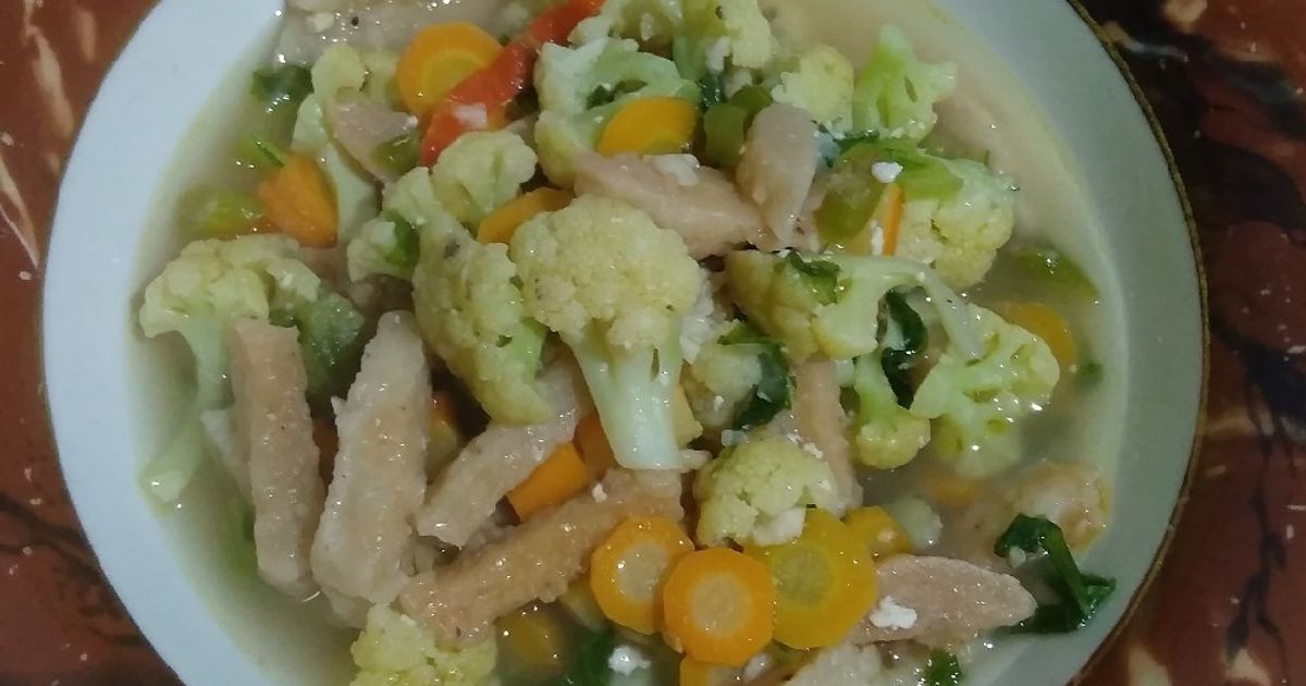 Resep Cap Cay Kuah Bakso oleh 🌻Unda Qy - Cookpad
