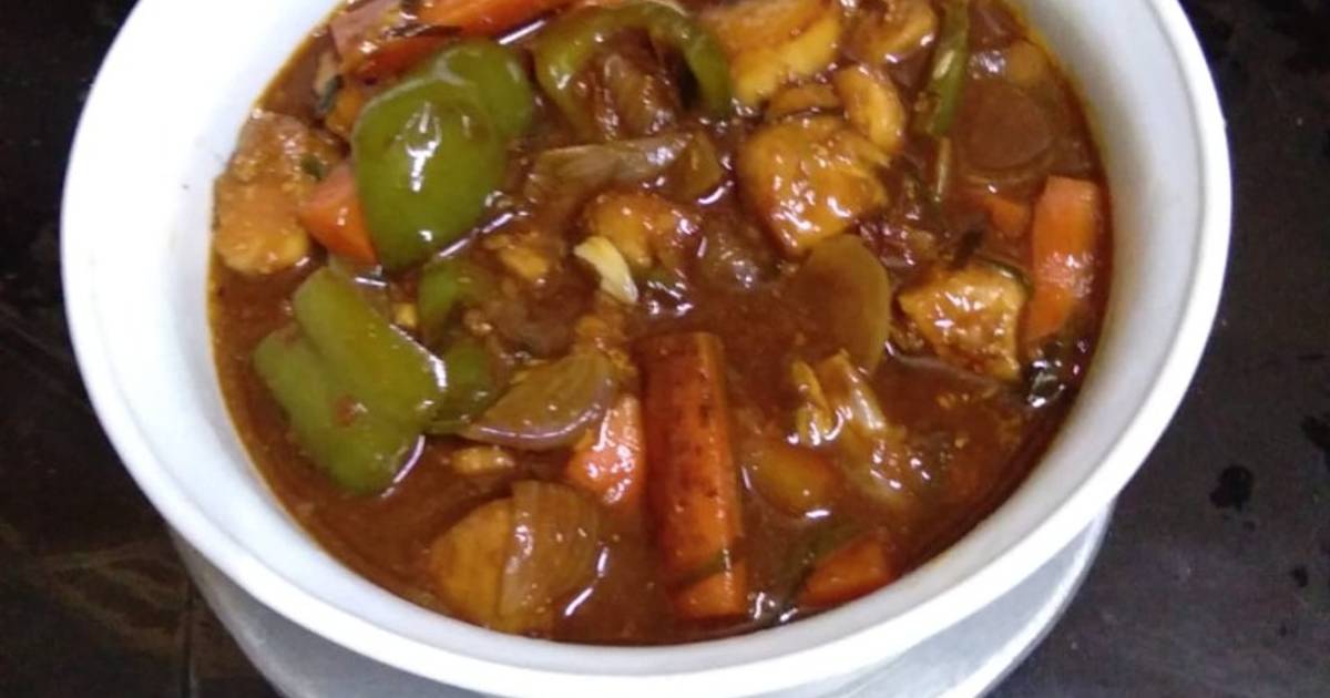 Chilli chicken Recipe by shefali Bhattacharya - Cookpad