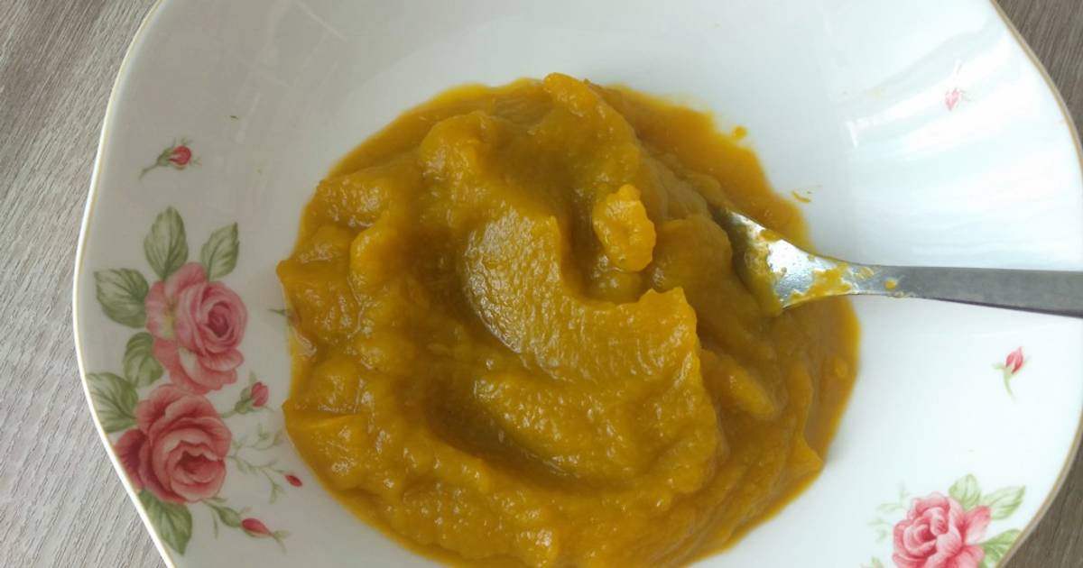 Resep Puree Labu Tanpa Blender MPASI 5m+ oleh Triska - Cookpad