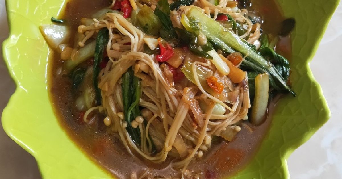 Resep daging enoki pokcoy rumahan enak dan mudah - Cookpad