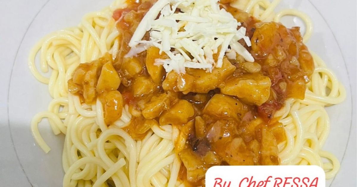Resep Spagethi Bolognes Rumahan. Toping Bakso oleh Mairissa Rahmadhani ...