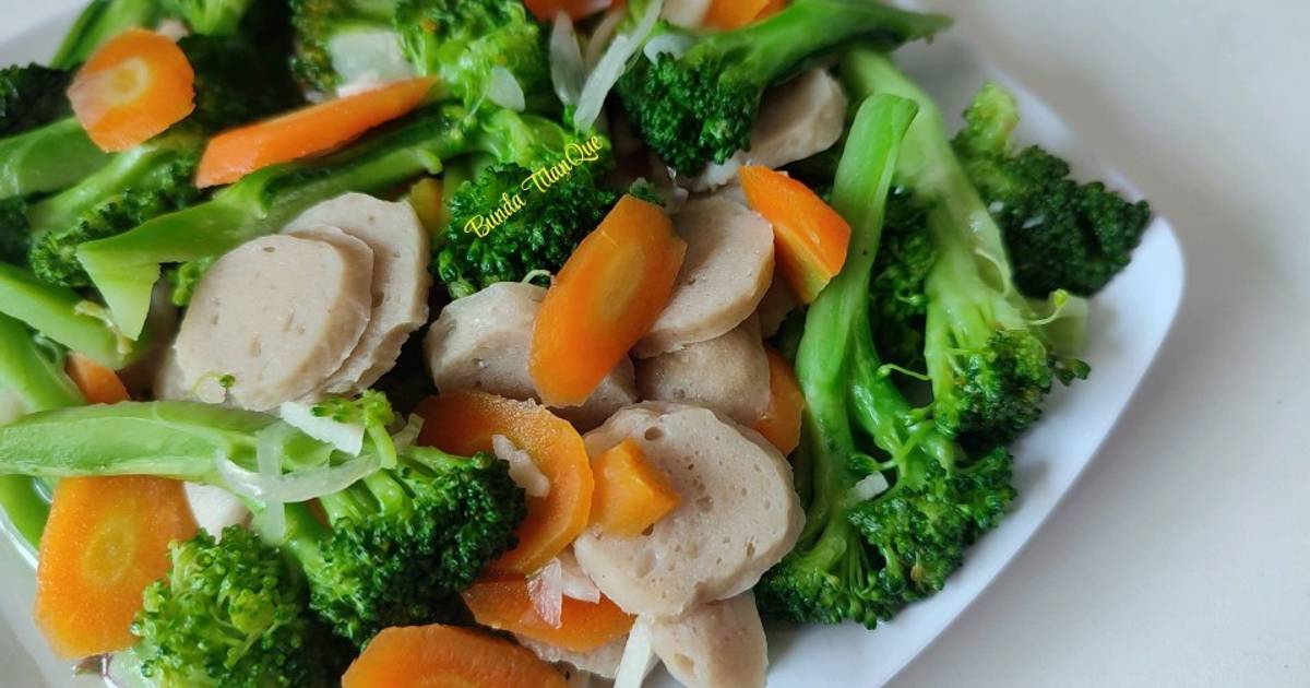 4.225 resep tumis brokoli wortel simple enak dan mudah - Cookpad