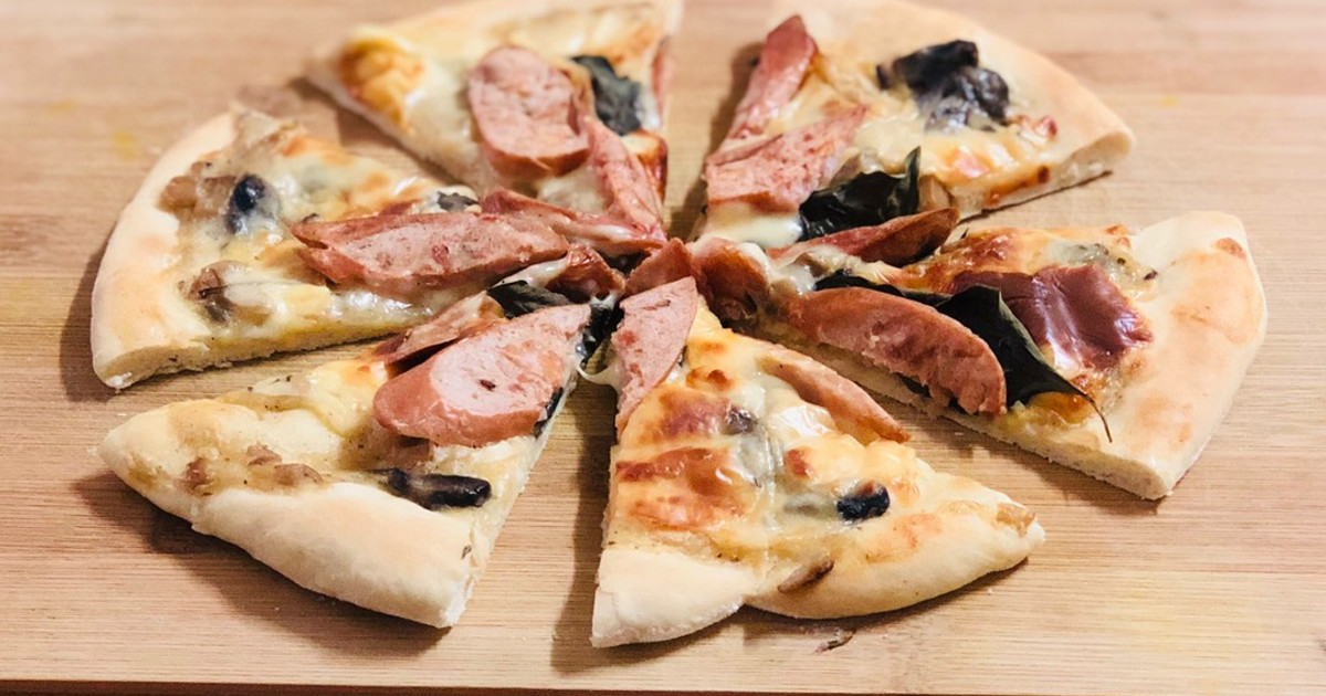 Resipi Simple Homemade Pizza Airfryer By Ct K oleh CtKhairus - Cookpad