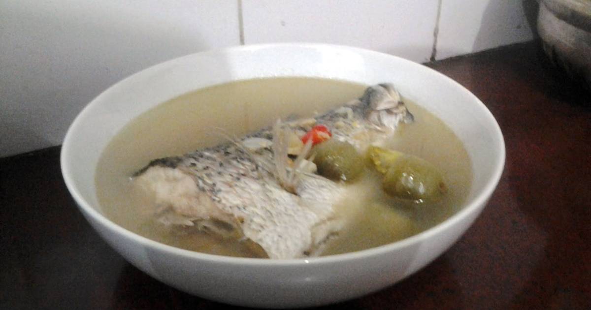 Snapper Fish Soup Recipe by tonolimin123 - Cookpad