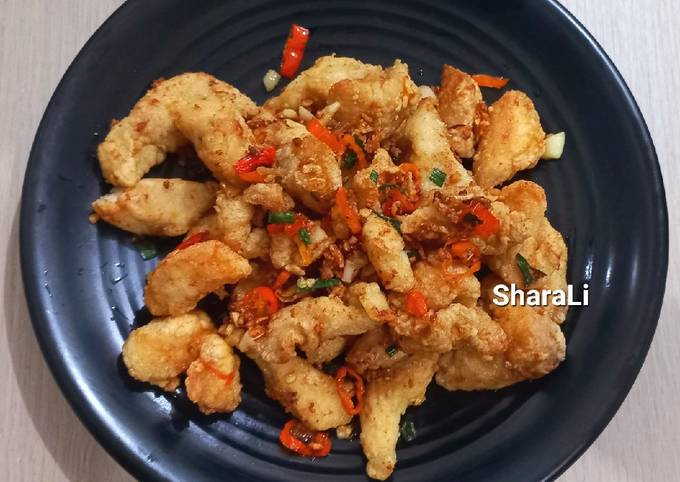 Resep 48. Ayam Cabe Garam oleh Shara Lina - Cookpad