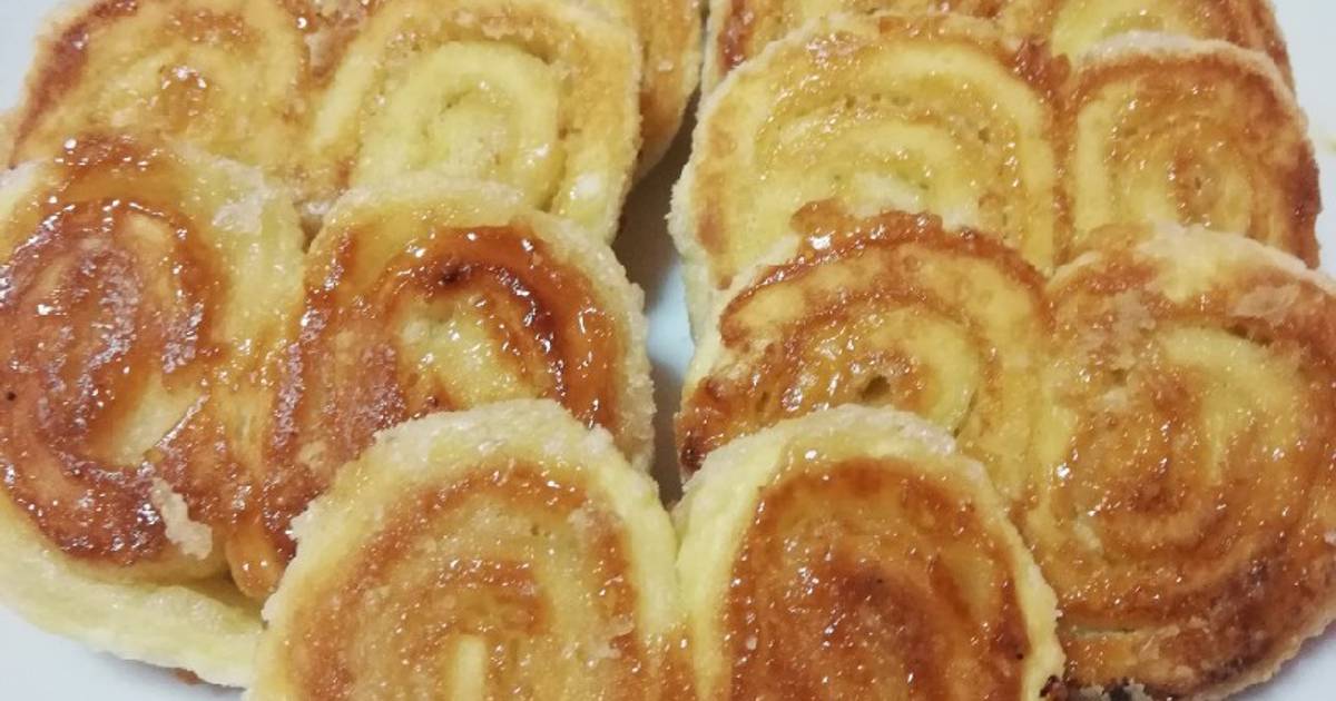 Palmeritas u orejitas dulces Receta de Kervin Castillo- Cookpad