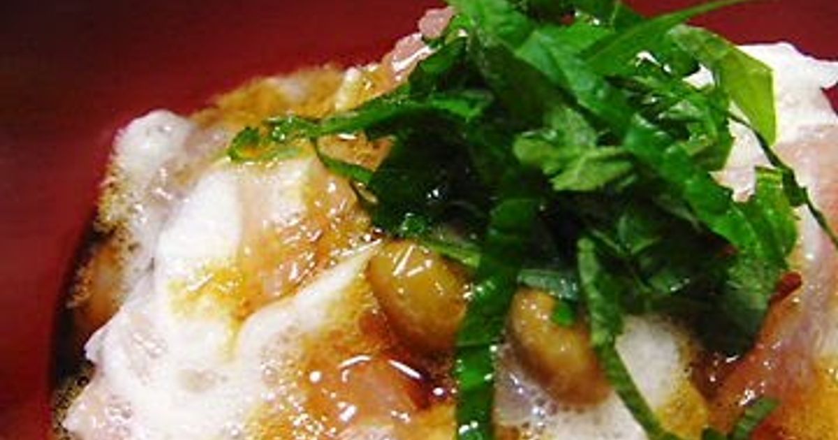 Tuna With Yamaimo Yam And Natto Recipe By Cookpad.Japan