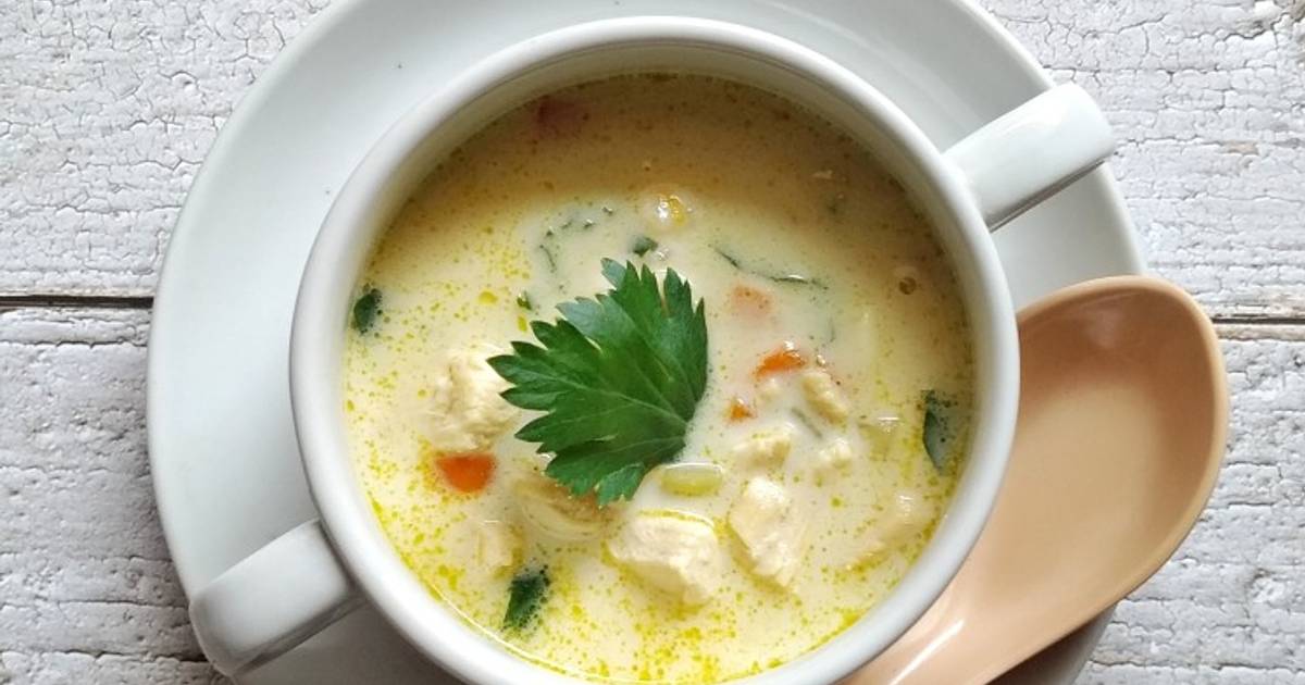 Resep Creamy Chicken Soup oleh Dde Winda - Cookpad