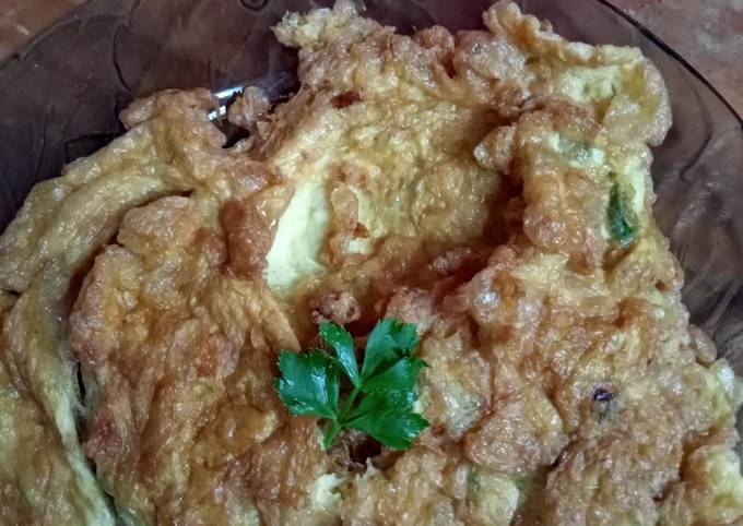 Resep Talua Barendo(Telur dadar minang) oleh Lucky Kitchen - Cookpad