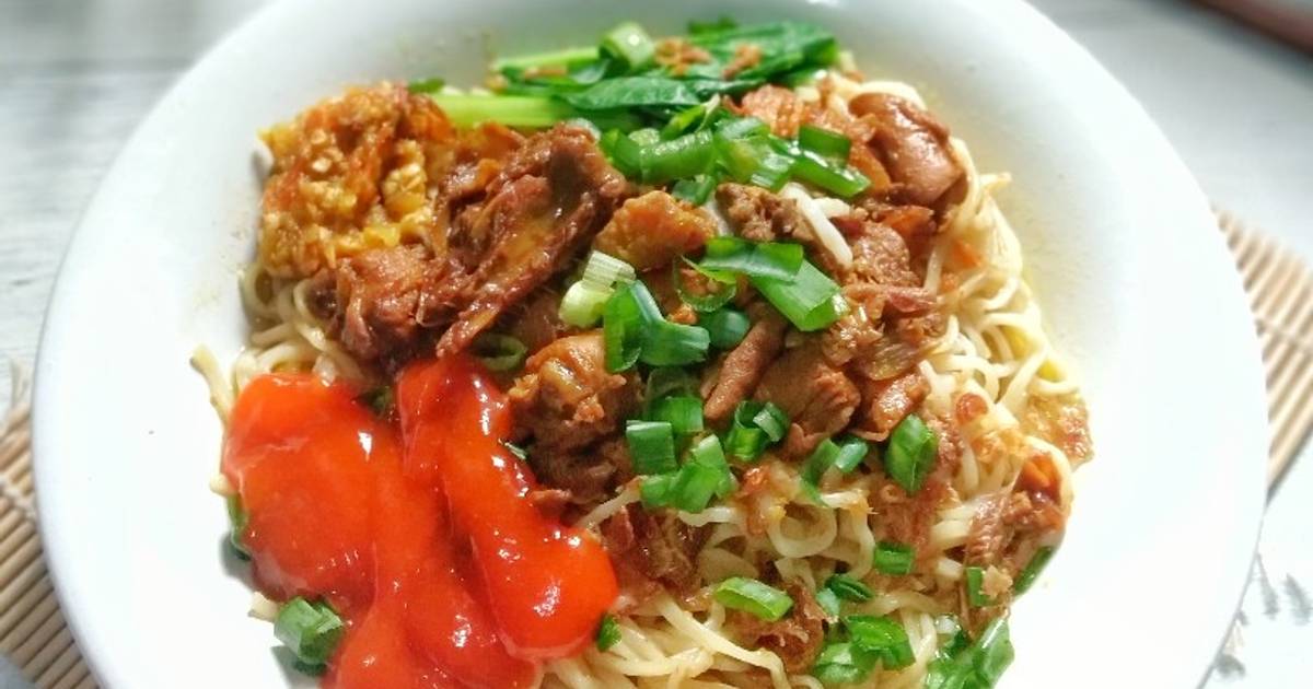 Resep Mie Ayam Kampung oleh Farhah - Cookpad