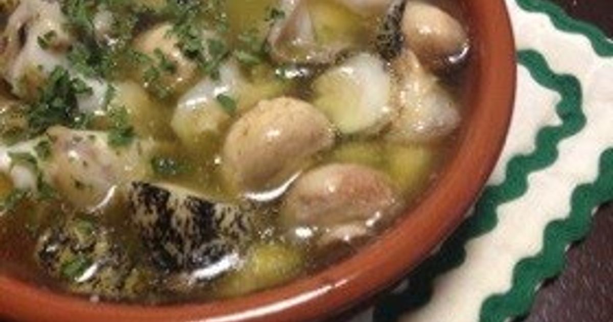 Easy☆Whelks And Mushroom Ajillo Recipe By Cookpad.Japan