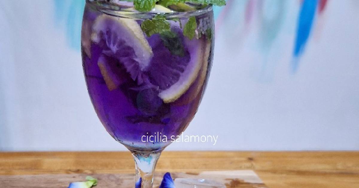 Resep Es Bunga Telang oleh Cicilia Yustina Salamony - Cookpad