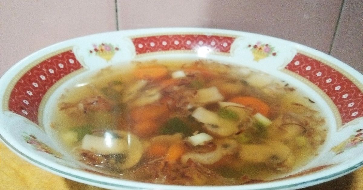 Resep Sup Jawa Jamur Champignon 🍄 oleh Amalia Rahmawati - Cookpad
