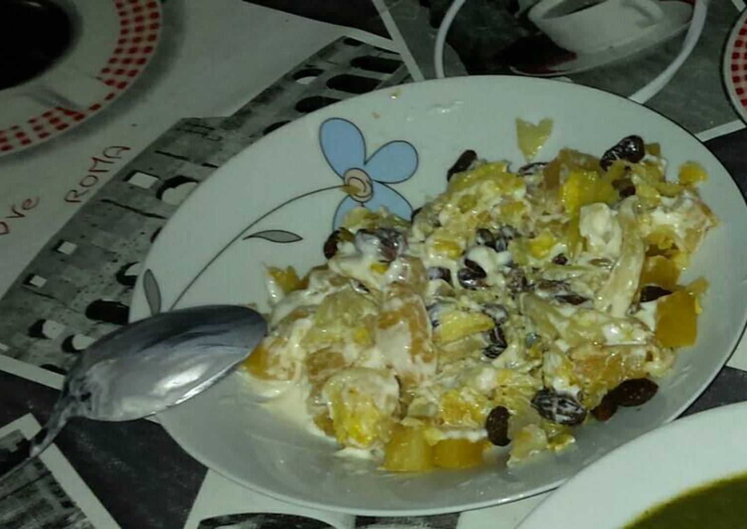 Ensalada de repollo, piña, pasas y mayonesa Receta de 💛💙 MaRiEn88 💛💙 ...