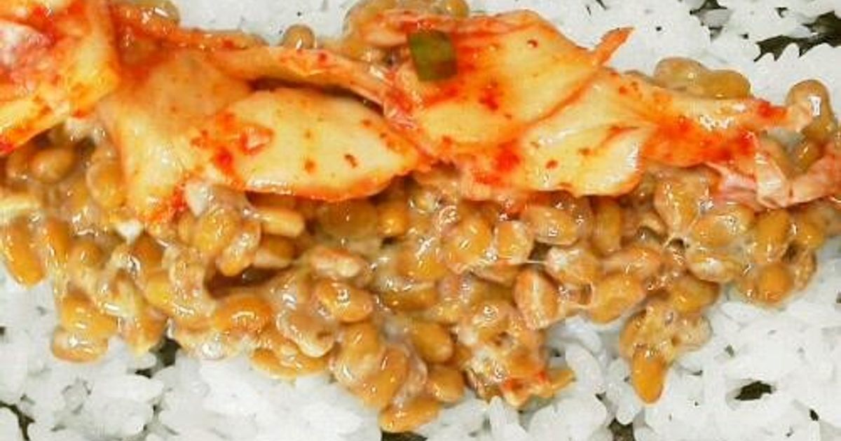 Natto And Kimchi Sushi Roll Recipe By Cookpad.Japan