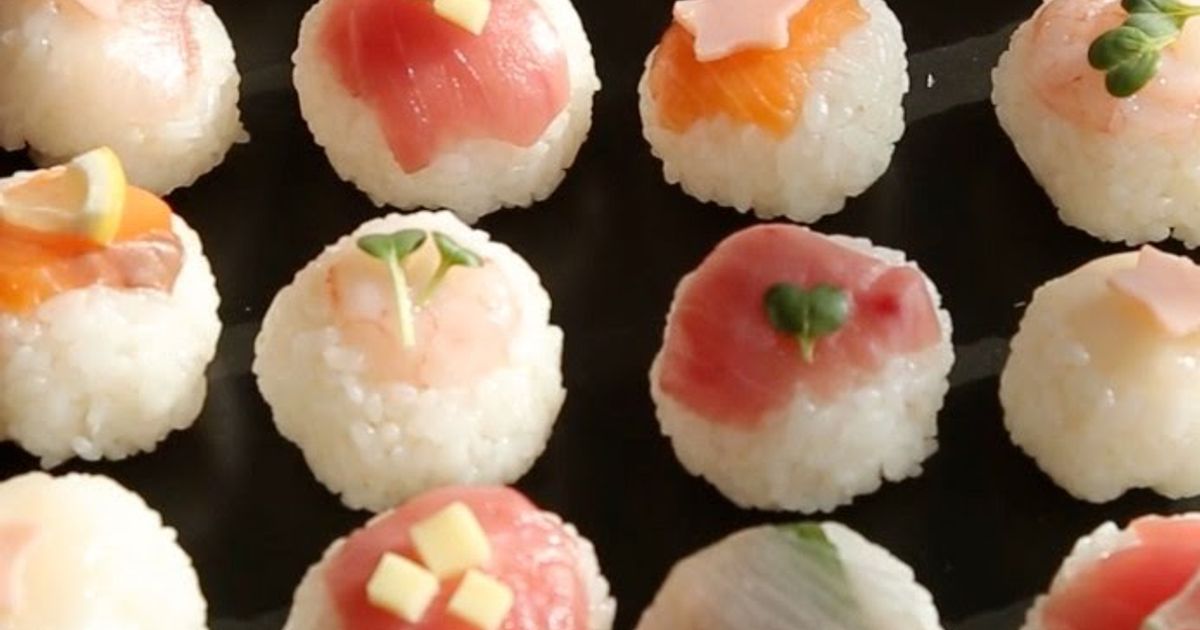 Cute Girl's Day Temari Sushi Recipe By Cookpad.Japan