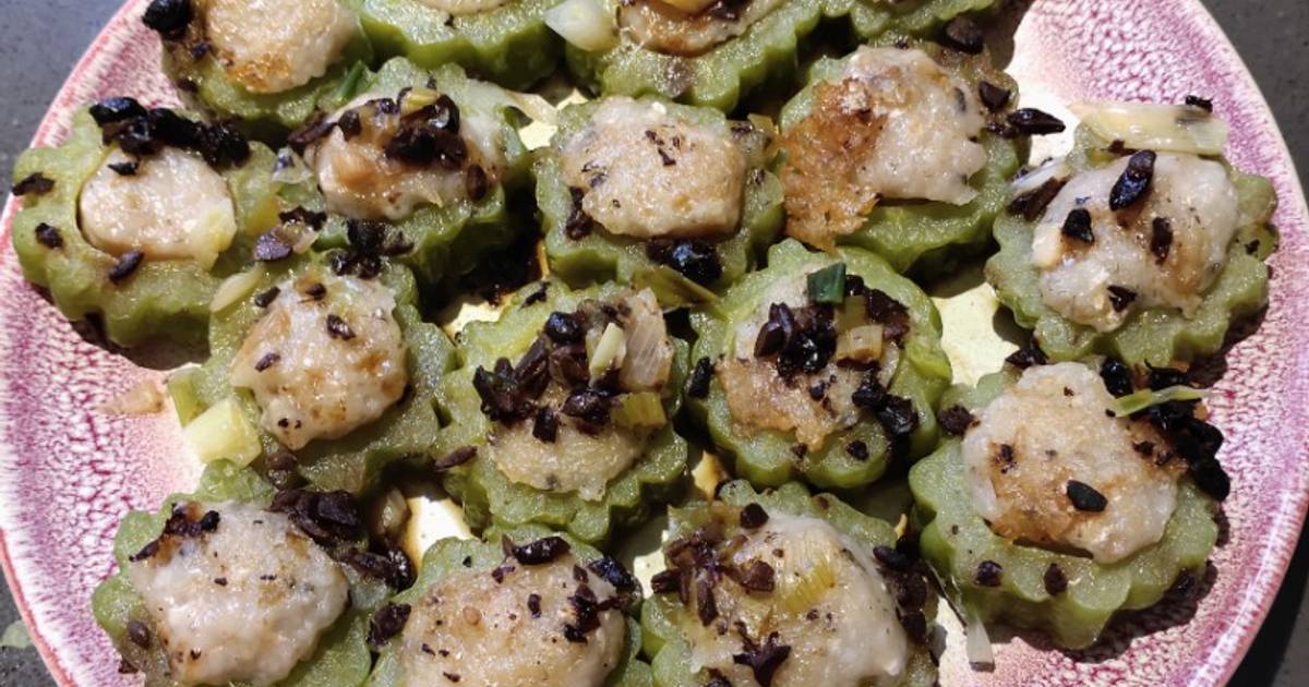 Bitter Gourd with Minced Fish Recipe by Meme - Cookpad