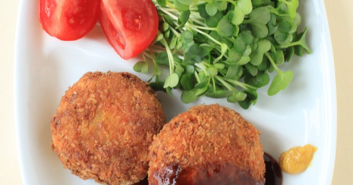 Yummy And Juicy & Deep Fried Ground Meat Patties With Cabbage Recipe By ...