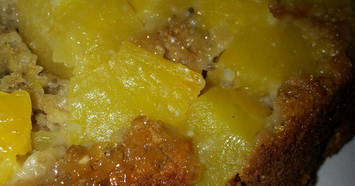 Protein Pineapple Upside Down Cake Recipe by Edward Tejada