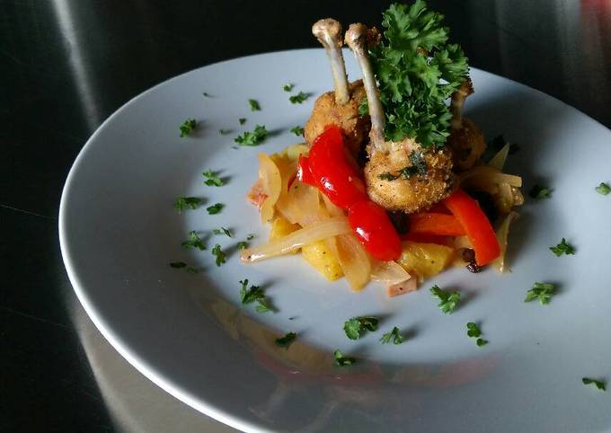 Lollipop de pollo Receta de Catering Gourmet Ramirez- Cookpad