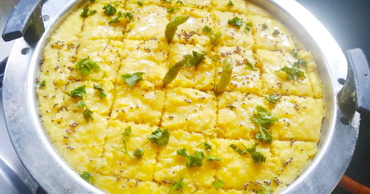 Saroj Shah દ્વારા રેસીપી વાટી દાળ ના ખમણ (Vati Dal Khaman Recipe In Gujarati) - કૂકપૅડ
